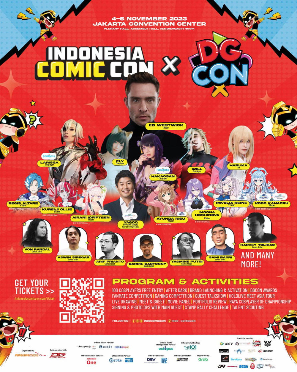 Indonesia Comic Con x DG Con 2023, Kolaborasi Festival Pop Culture ...