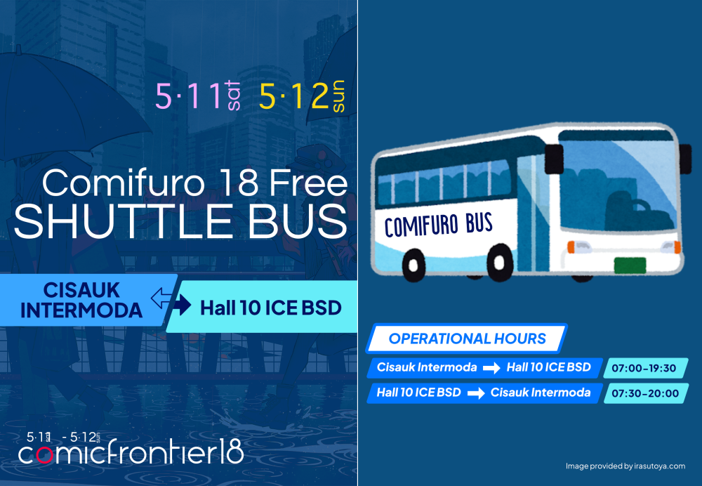 Dari Shuttle Bus hingga Ruang Ganti: Comic Frontier 18 Hadirkan ...